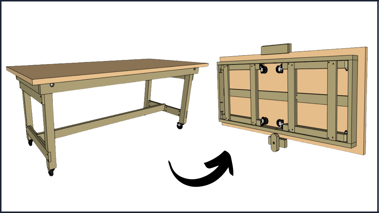 FREE Download: Folding Workbench Plan