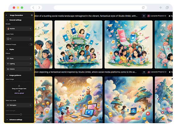Ghibli Studio AI - Push Button
