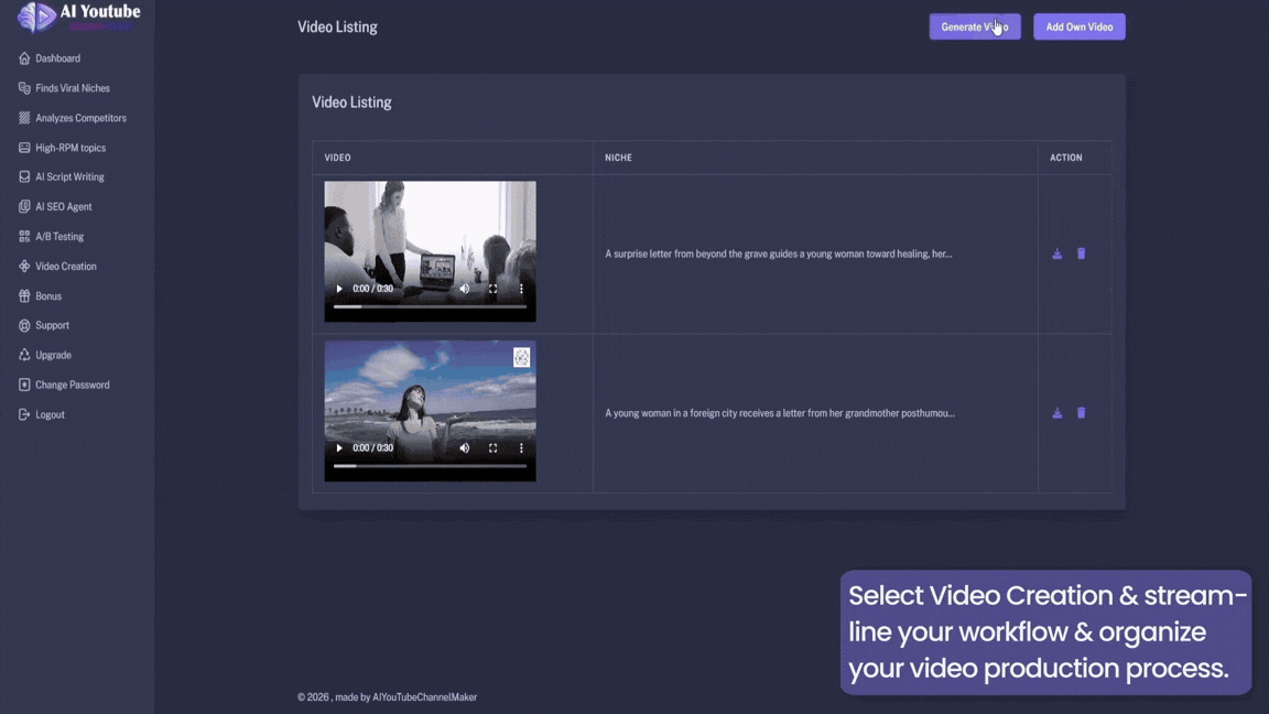 AI YouTube Channel Maker Review: AI Channel Builder System
