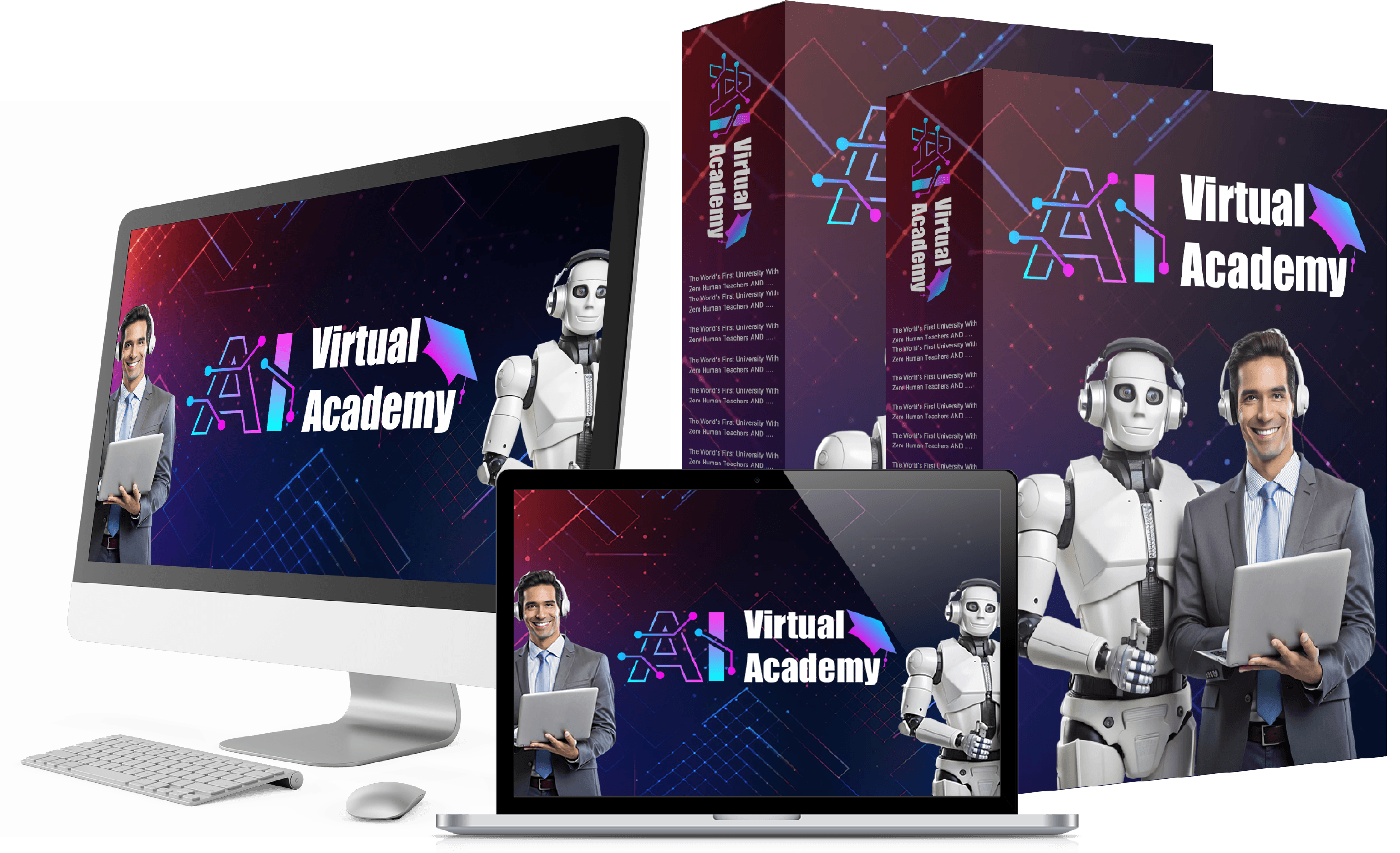 AI Virtual Academy - Builds A Fully Automated Online School